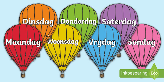 Dae Van die Week Lugballonne Vertoning