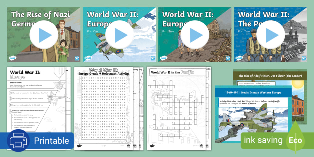 World War Ii Holocaust Powerpoint And Notes Set Wwii