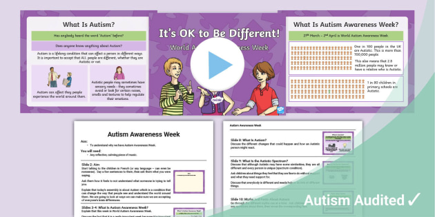World Autism Awareness Week 2020 | Assembly PowerPoint