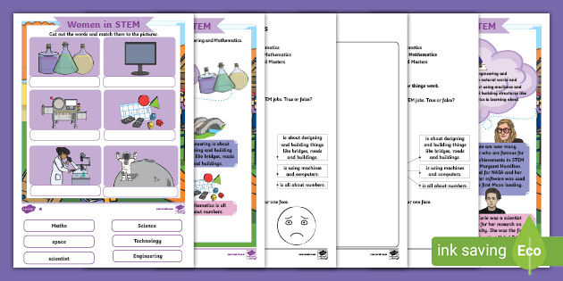Let's Learn About Women in STEM Differentiated Reading Comprehension