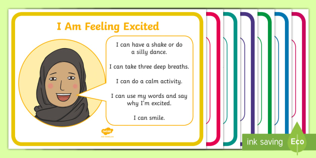 All About Me- Dealing with My Feelings Display Posters