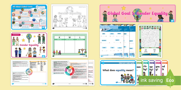 Global Goals: Gender Equality Resource Pack for First Level