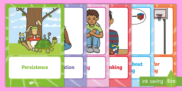 16 Dispositions for Learning Consolidated A4 Display Poster
