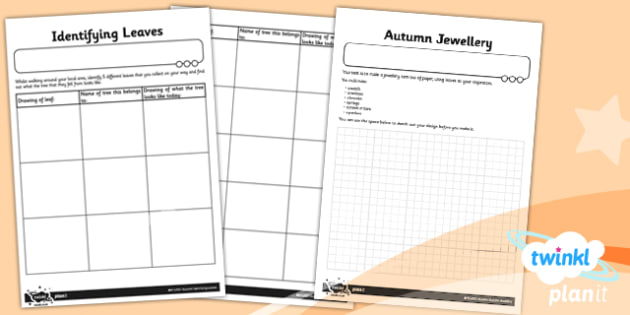 Art: LKS2 Autumn Home Learning Tasks (teacher made)