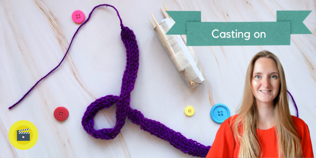 How To Start French Knitting Video Instructions