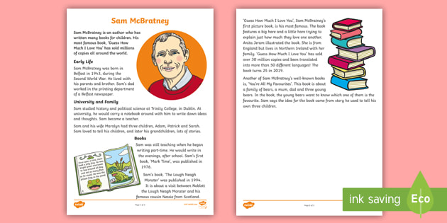 Sam McBratney Fact File