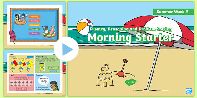 Year 1 Maths Summer Morning Starter PowerPoint 9
