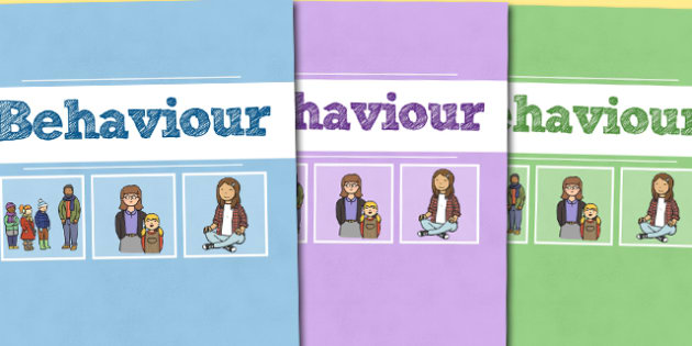 A4 Behaviour Divider Covers-A4, behaviour, divider covers, behaviour