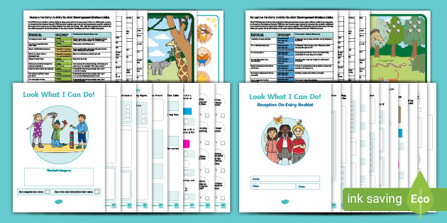 EYFS On-Entry Baseline Assessment Booklets Pack (New EYFS 2021)