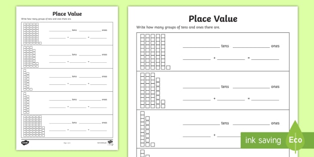 Place Value Worksheet (teacher made)
