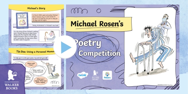 FREE! - Michael Rosen PowerPoint | Poetry Competition | Twinkl