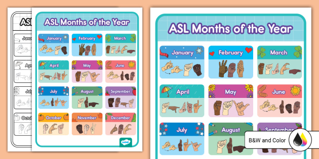 English Months of the Year | twinkl.com