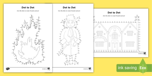 The Great Fire of London Dot to Dot Worksheet / Worksheet, worksheet