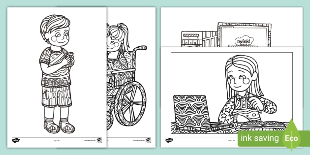 Safer Internet Day Mindfulness Colouring Pages