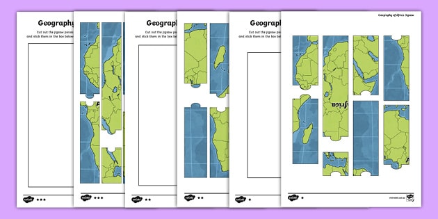 Crash Course Podcast Geography Africa Differentiated Jigsaw