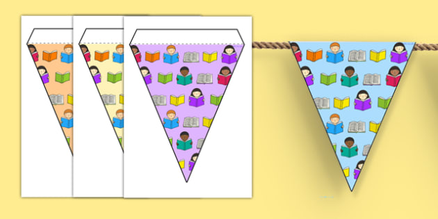 👉 Reading Area Themed Bunting (teacher made)