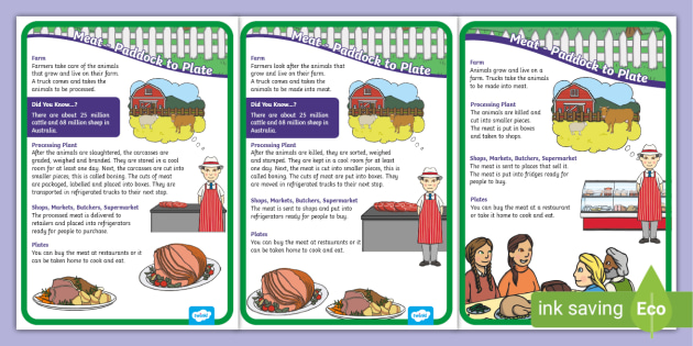 Meat Industry Poster | Food Sciences | Educational Resource