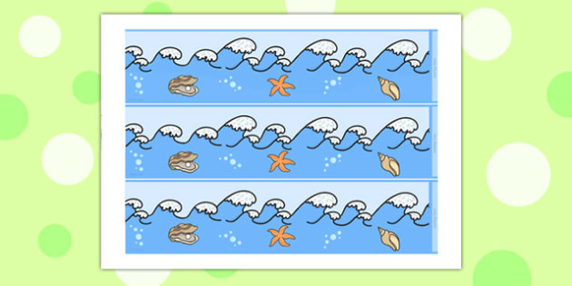Sea Themed Display Border (teacher made)
