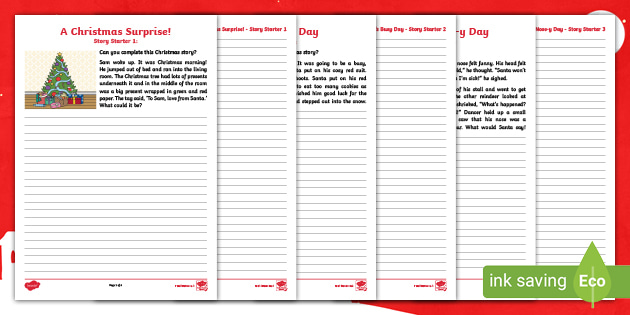 Christmas Story Starters | twinkl.co.uk