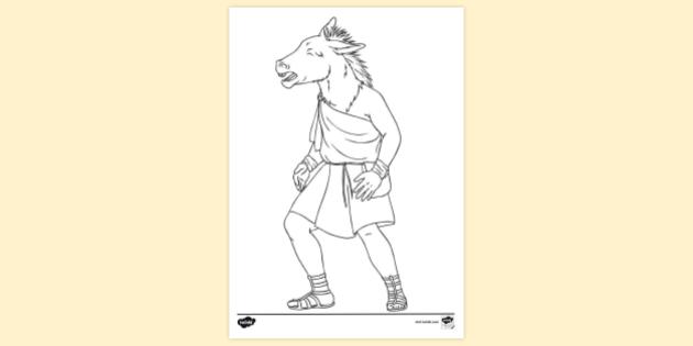 FREE! - Nick Bottom Colouring | Colouring Sheets