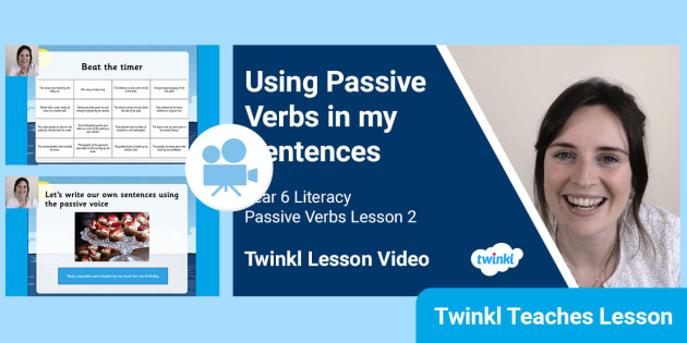 FREE! - Year 6 (Ages 10-11) Passive Verbs: Video Lesson 2