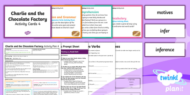 Charlie and the Chocolate Factory Guided Reading 4 Y3 to Support ...
