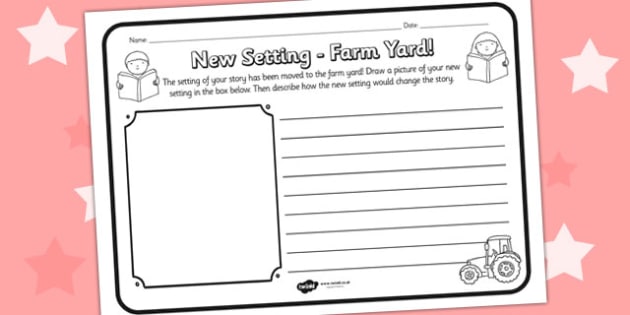 New Setting Farm Yard Comprehension Worksheet (teacher made)