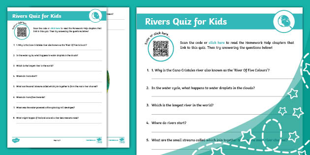 Rivers Quiz for Kids
