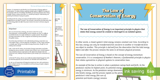 Conservation of Energy Resources | twinkl.co.uk