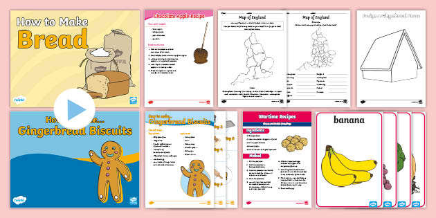 KS1 British Food Fortnight Resource Pack (teacher made)