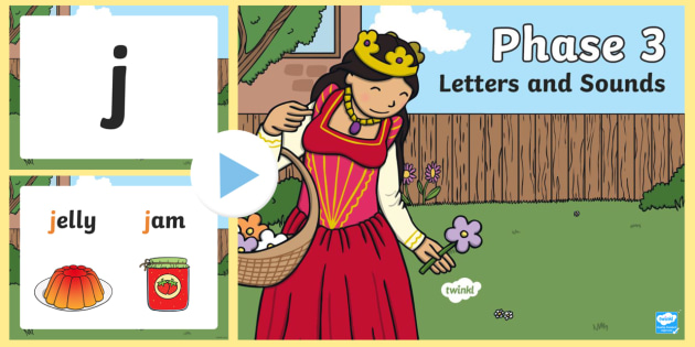 Letters and Sounds Phase 3 PowerPoint with Pictures