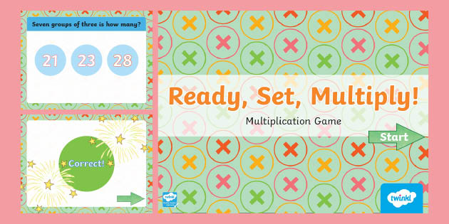 How Many Times? Multiplication Game (teacher made)