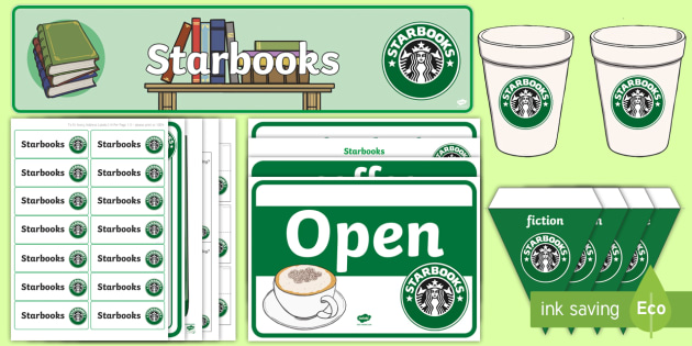 * NEW * EYFS Starbooks Reading Cafe Role-Play Pack - Early