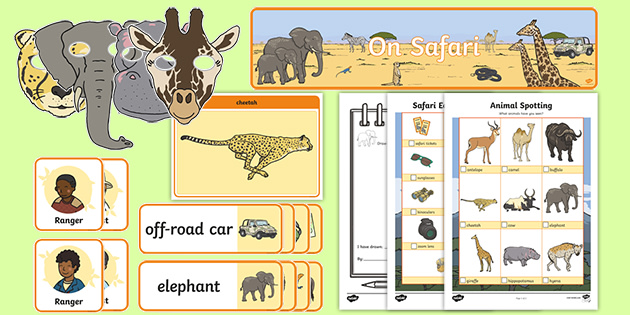 African Safari Role Play Pack (teacher made)