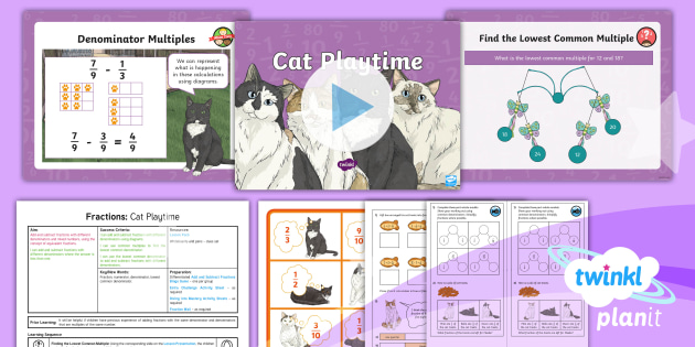 Add And Subtract Unlike Fractions Lesson Resources
