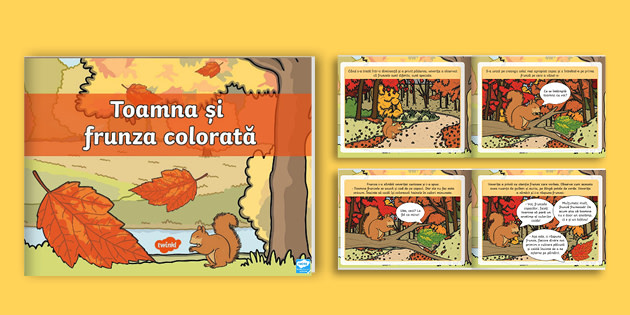 Toamna și frunza colorată eBook