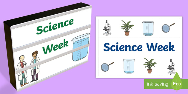 Science Week Light Box Inserts - Australia, EYLF, Topics and events,