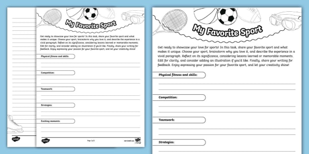 3rd Grade Writing Worksheet • Twinkl.com