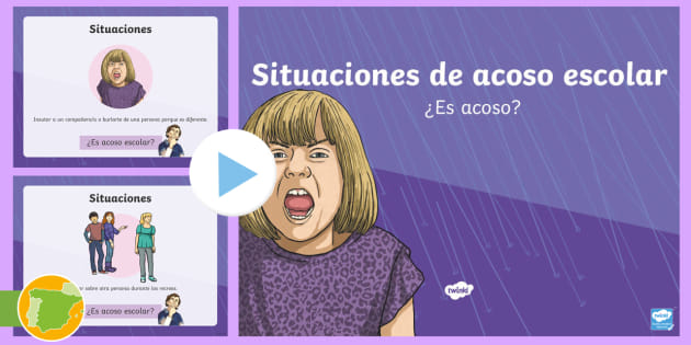 Presentación: Situaciones de acoso escolar (teacher made)