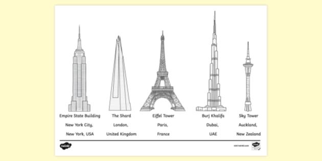 Buildings Colouring Sheet | Colouring Sheet