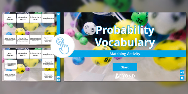 👉 Probability Vocabulary - Matching Activity