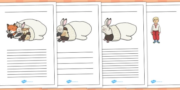 The Mitten Story Writing Frames (teacher made)