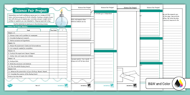 Science Fair Project Template