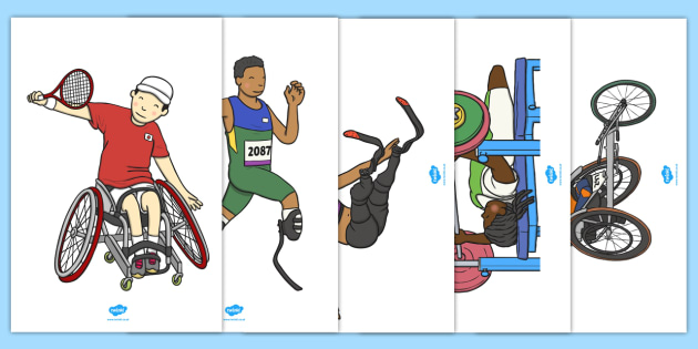 FREE! - The Olympics Editable Paralympics Images