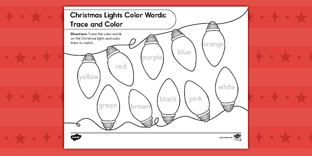 Color Words Worksheets | twinkl.com