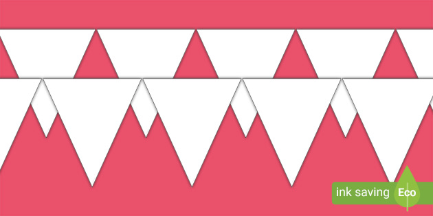 Bunting Template | Primary Resource | Twinkl (teacher made)
