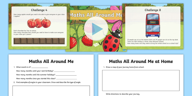 Maths All Around Me 3rd & 4th Class Activity Pack
