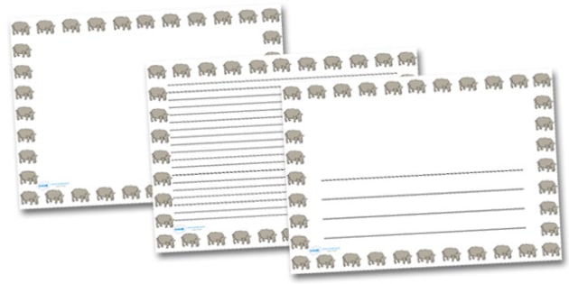 FREE! - Rhino Landscape Page Borders- Landscape Page Borders