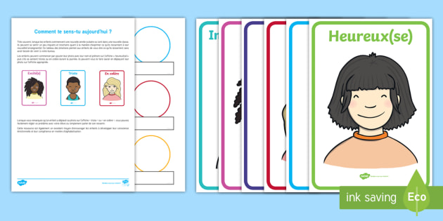 Pack d'affichage : Exprimer ses émotions (teacher made)
