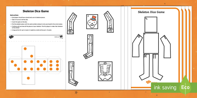 Skeleton Dice Game Resource Pack